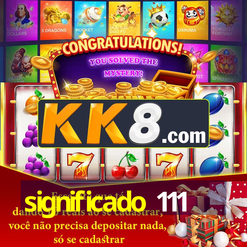 Significado 111